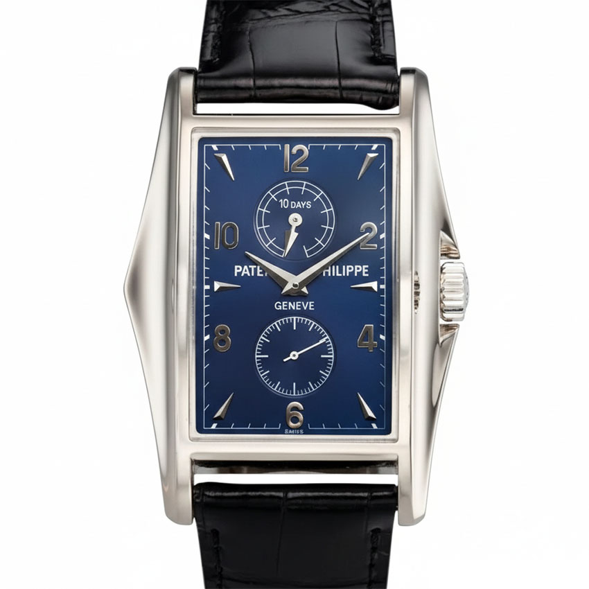 Patek Philippe Gondolo 10-Day 45x33mm 5100G-001 18K White Gold Men's ...